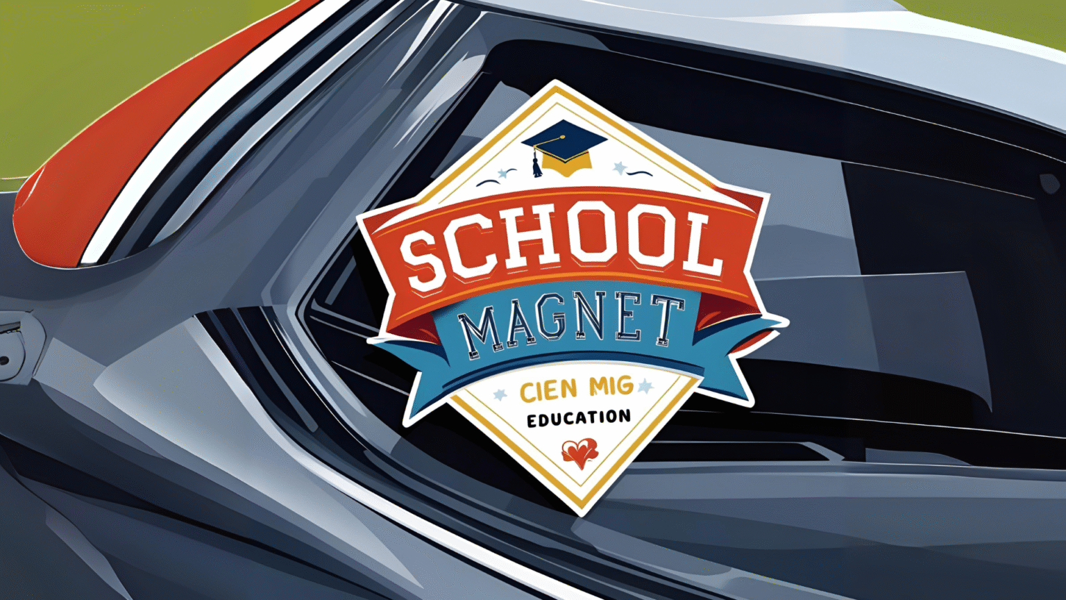 Spread Spirit with School Car Magnets